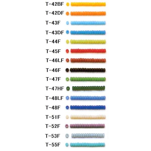 全体的に丸みを帯びたビーズです。ビーズ手芸では最もポピュラーに使用されておりカラーバリエーションも豊富です。《サイズ》丸小：外径約2mm、長さ約1.5mm丸大：外径約3mm、長さ約2.0mm《内容量》約7g（丸小：約670粒、丸大：約250...
