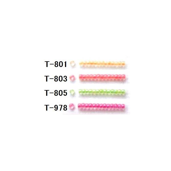 《丸小/丸大ビーズ》全体的に丸みを帯びたビーズです。針やワイヤー、テグスなどを通しやすくするため穴はやや大きめになっています。ビーズ手芸では最もポピュラーに使用されておりカラーバリエーションも豊富です。《サイズ》丸小：外径約2mm、長さ約1...