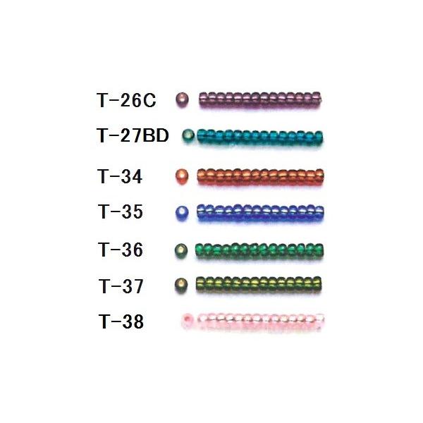 《丸小/丸大ビーズ》全体的に丸みを帯びたビーズです。針やワイヤー、テグスなどを通しやすくするため穴はやや大きめになっています。ビーズ手芸では最もポピュラーに使用されておりカラーバリエーションも豊富です。《サイズ》丸小：外径約2mm、長さ約1...