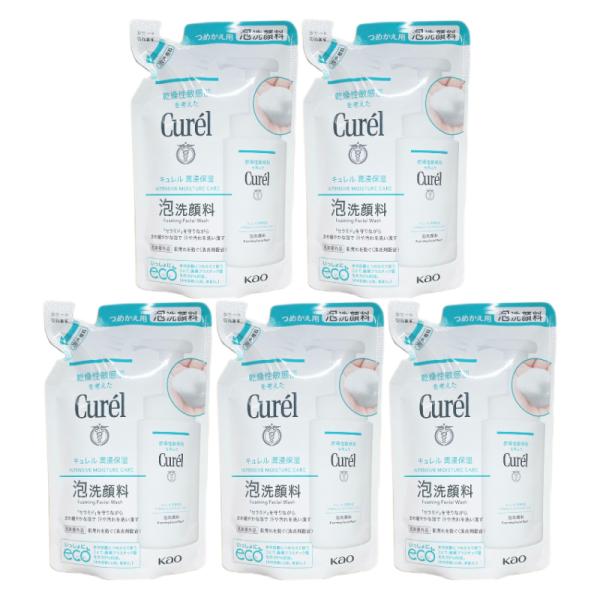 キュレル 泡洗顔料 つめかえ用 130ml 花王 詰め替え●毎日の洗顔によって流れ出てしまいがちな、肌の必須成分「セラミド」を守って洗います。大切な潤いは奪わず、肌荒れの原因ともなる汗や汚れはすっきり洗い流します。●顔全体にすーっとゆきわた...
