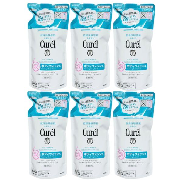 キュレル 泡ボディウォッシュ 詰替え用 380ml 詰め替え つめかえ●「潤浸保湿セラミドケア」で,外部刺激で肌荒れしにくい,健やかな「潤い高密度肌」に保ちます.●肌の必須成分「セラミド」を守りながら,肌荒れの原因ともなる汗や汚れをすっきり...