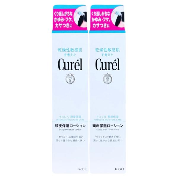 キュレル 頭皮保湿ローション 120ml 花王くり返す、かゆみ・フケ、カサつきに。敏感な頭皮こそ保湿ケアを。潤い成分(潤浸保湿セラミド機能成分*、ユーカリエキス)配合。「セラミド」の働きを効果的に補い、潤いを与えます。フケ・かゆみをおさえて...