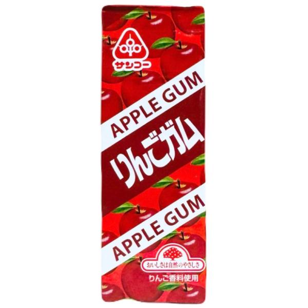 サンコー りんごガム 10粒入り 人工甘味料不使用原材料・成分砂糖(てん菜(国産))、水飴、濃縮りんご果汁、コーンスターチ／ガムベース、酸味料(クエン酸)、香料 爆買