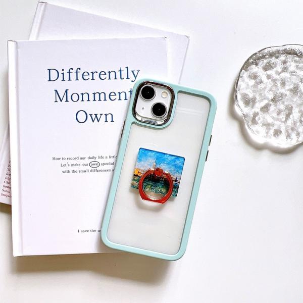 モチーフ素材：アクリル樹脂・合金モチーフサイズ：縦約3.5cm×横約4cm※iPhoneケース/携帯ケースに貼り付けて使うスマホリングです。※スマホリングのみの販売となり、ケースの付属はございません。※海外輸入品の為、細かいキズ・汚れがある...