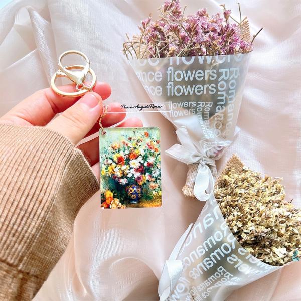 素材：アクリル・アクリルガラス・合金モチーフサイズ：縦約5.2cm×横約4cmキーリングサイズ：直径約3cmフックサイズ：縦約3.3cm×横約2cm※製造時に細かいキズ・汚れが生じてしまう場合がございます。※チャームのみの販売となっており、...