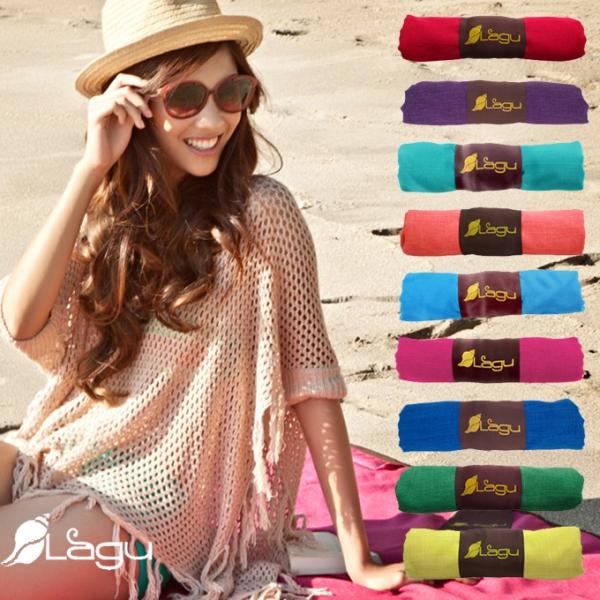 ■商品名：砂がつかないブランケット Lagu Blanket S■ポイント：砂がつかない、クイックドライ、NOアレルギー！海と人にやさしいLaguブランケット！■サイズ：畳んだ状態/約28×6cm広げた状態/約114×144cm■素材：ポリ...