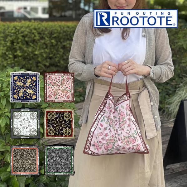 ■商品名：ROOTOTE  LT TABLO32-A スカーフバッグ Flower-NVY■ポイント：アクセサリー感覚で持ち歩けるワンショルダーバッグ。ギフトにも最適です■サイズ：約幅32×高さ32cm■ポケット数：外側1箇所■素材：ポリエ...