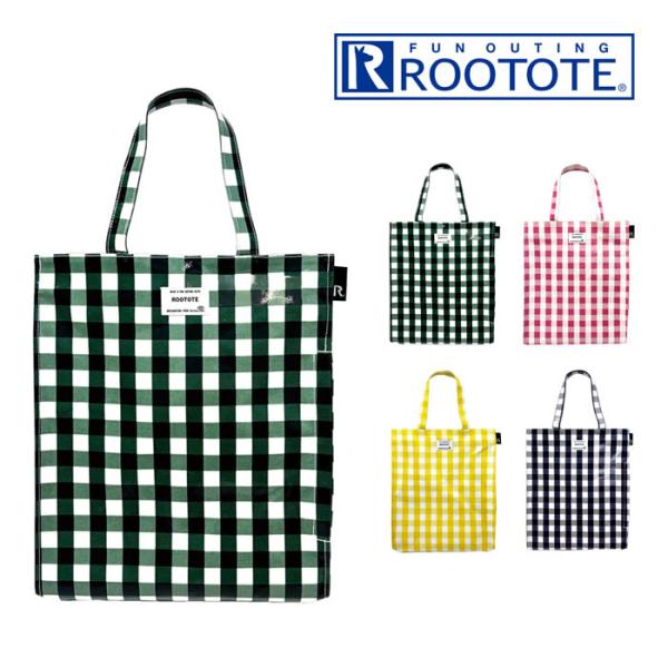 ■商品名：ROOTOTE  SN A-quatre アーキャトル ラミネートーQ■ポイント：人気のラミネートシリーズに定番ギンガムチェック柄が登場。春夏スタイルのアクセントにどうぞ■サイズ：約幅28.5×奥行9×高さ35cm持ち手/約37c...