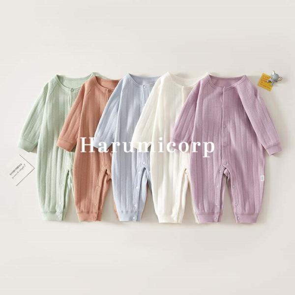 ロンパース 長袖 綿 ベビー服 女の子 男の子 カバーオール キッズ 春秋 子供服 新生児 赤ちゃん おしゃれ 可愛い 66 73 80 90cm 子ども服 ルームウェア 部屋着 パジャマ 誕生日 出産お祝い プレゼント 出産準備 入園 保...