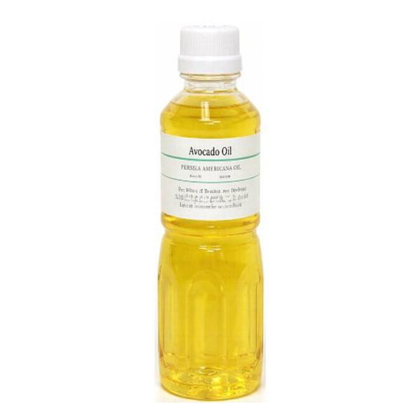 アボカドオイル（精製タイプ）　500ml AVOCADO OIL学名/Persea Americana mill オレイン酸主体、ビタミンＡ・Ｅを含有、酸化に強いオイルです。 凝固点が低く、広く化粧品に配合されます。リンス、トリートメントな...