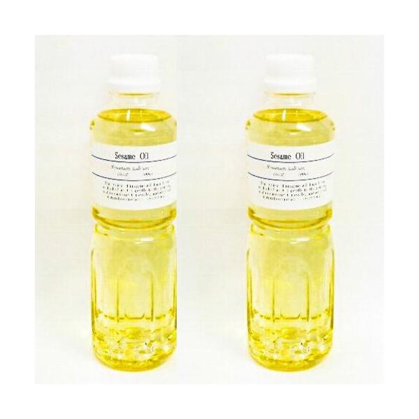 セサミオイル 1L （500ml×2本仕様）／ペットボトル SESAMI OIL学名/SESAMUM INDICUM アーユルヴェーダでは欠かせないベースオイル。 未焙煎の精製ゴマ油でほぼ無臭です。ビタミンEやミネラルが含まれ、さまざまなハ...