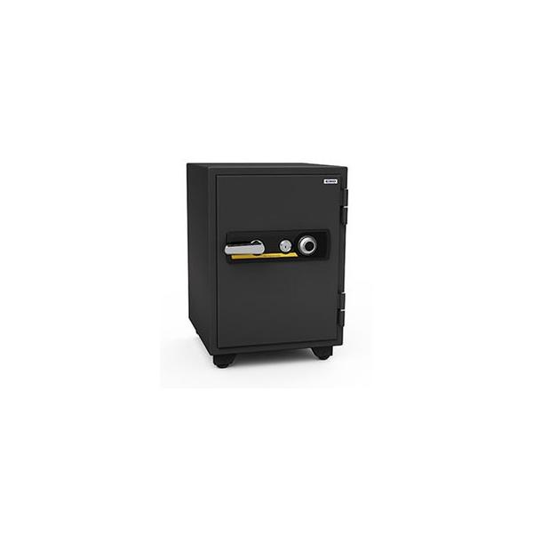 ■外寸:W463×D526×H669mm■内寸:W325×D336×H470mm■有効間口:W313×D336×H354mm■質量:94kg■内容積:51L■付属品:棚板1枚、鍵付き引出し1個(引出し内寸:W297×D260×H77mm)