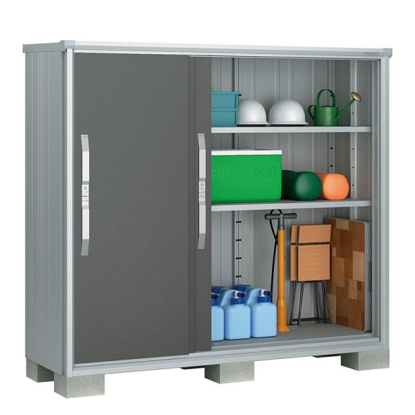 ■サイズ:間口1800x高さ1613x奥行650mm■重量:109.5kg■床面積:1.17平方メートル■坪数:0.35坪■必要ブロック数:6個■梱包数:6梱包■付属品棚板 1806-L型 4枚アンカープレート転倒防止金具