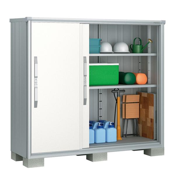 ■サイズ:間口1800x高さ1613x奥行650mm■重量:109.5kg■床面積:1.17平方メートル■坪数:0.35坪■必要ブロック数:6個■梱包数:6梱包■付属品棚板 1806-L型 4枚アンカープレート転倒防止金具