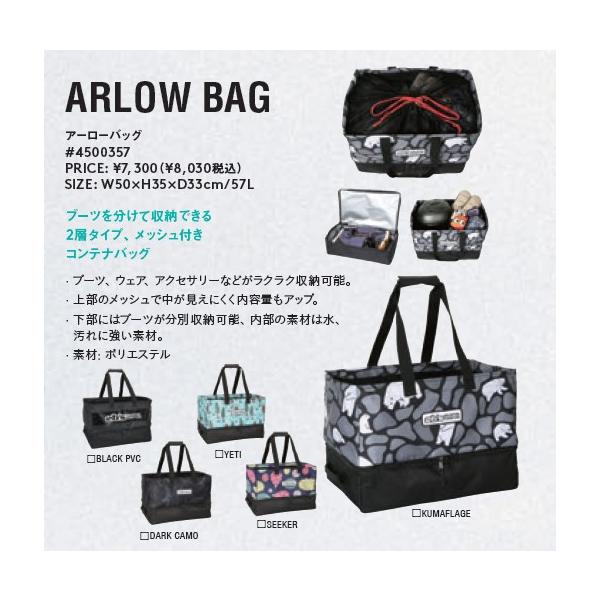 管理番号    SNBebs251217新品未使用 BLACK-PVC■商品詳細ブーツを分けて収納できる2層タイプ、メッシュ付きコンテナバッグ? ブーツ、ウェア、アクセサリーなどがラクラク収納可能。? 上部のメッシュで中が見えにくく内容量も...