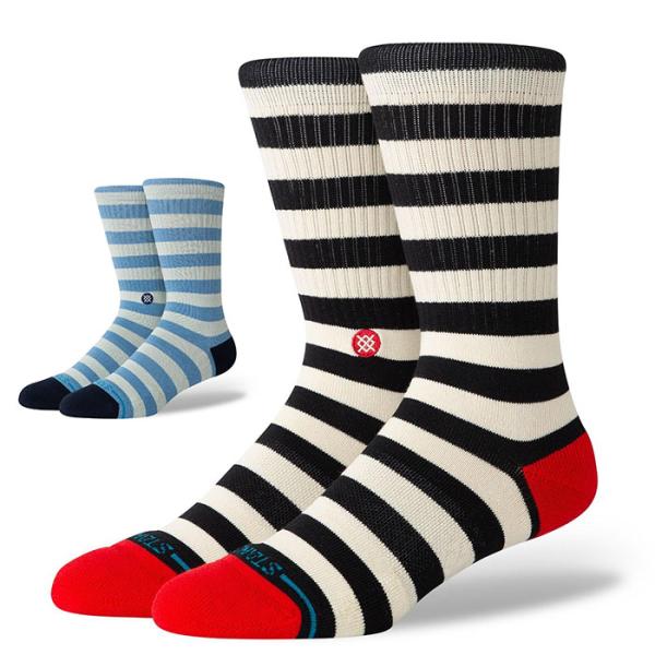 ■商品説明STANCE BRETON CREW Socks スタンス ブルトン クルー ユニセックス ソックス ブラック ブルー 全2色 bretoncrewカリフォルニア、サンクレメンテのソックスブランドSTANCE。肌触りの良い滑らかな...