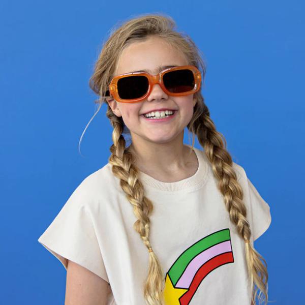 Brand：CarlijnQ （カーラインク）オランダのベビー・キッズウェアブランド。商品説明：CarlijnQ カーラインク ノースリーブ Tシャツ スター柄 キッズ 子供 女の子 ホワイト 120cm-160cm コットン 春夏 KID...
