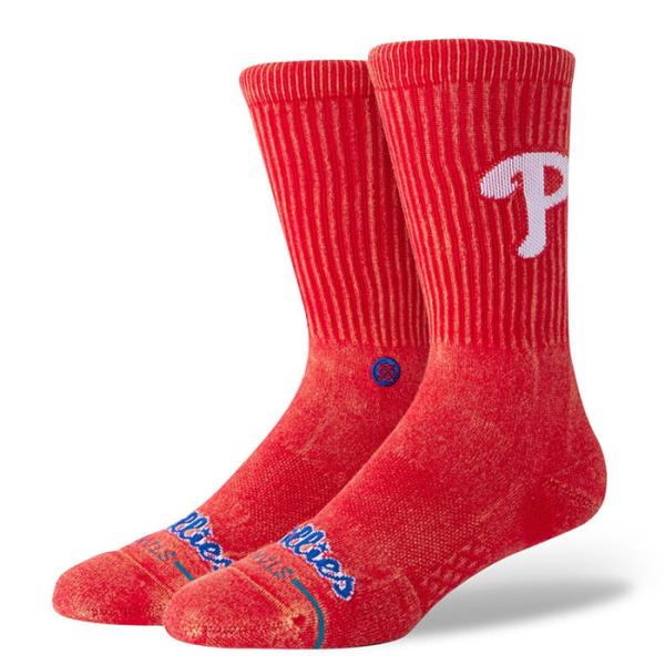 ■商品説明STANCE FADE PHI Socks スタンス フェード クルー ユニセックス メンズ レディース ソックス レッド フィラデルフィア・フィリーズ fadephi MLB プレゼント 靴下 ストリート コーディネート 紺 野...