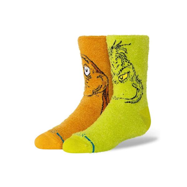 ■商品説明STANCE GRINCH AND MAX Socks スタンス グリンチ アンド マックス クルー ソックスカリフォルニア、サンクレメンテのソックスブランドSTANCE。THE GRINCH グリンチとのコラボレーションモデルで...