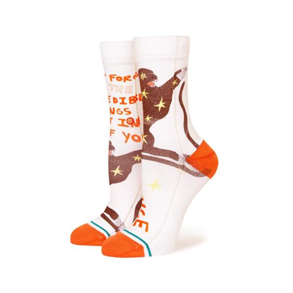 ■商品説明カリフォルニア、サンクレメンテのソックスブランドSTANCE。シカゴ在住のアーティストElena Fioeranza(エレーナ フィオレンツァ）とのコラボレーションモデル。明るく陽気な彼女は、アートシーンに新鮮な息吹を吹き込んでい...