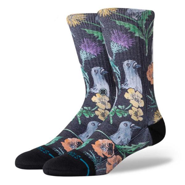 ■商品説明STANCE JUST FLOCKED Socks スタンス ジャスト フロックド ユニセックス ソックス ブラック justflockedカリフォルニア、サンクレメンテのソックスブランドSTANCE。伝説的なグラフィックアーティ...