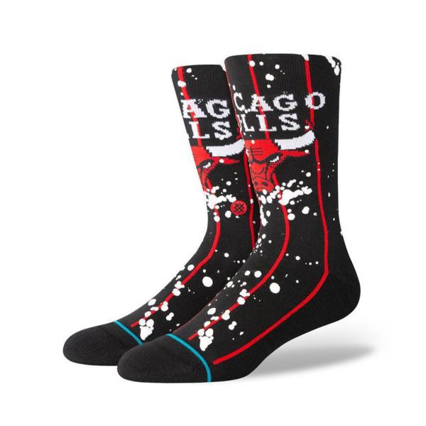 ■商品説明STANCE NBA HARD WOOD CLASSICS OVERSPRAY CHI Socks CHICAGO BULLS スタンス エヌビーエー ハード ウッド クラシックス オーバースプレー シカゴ ブルズ ソックス メン...