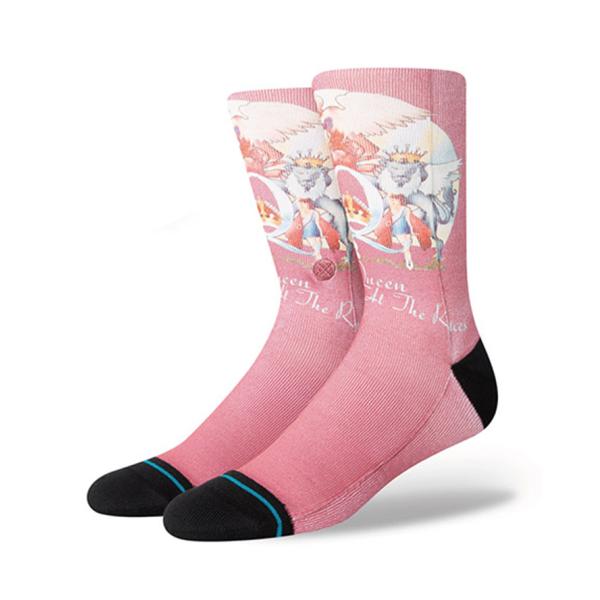 ■商品説明STANCE RACES Socks スタンス レース ソックスイギリスのロックバンドQUEEN（クイーン）とのコラボレーションモデルです。伸縮性のあるリブがふくらはぎを包み込み、きつ過ぎずゆるくない極上のフィット感を生み出します...