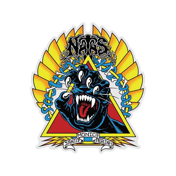 ■商品説明SANTACRUZ NATAS SCREAMING PANTHER STICKER サンタクルズ ナタズ スクリーミング パンサー ステッカーです。スケートデッキやヘルメットはもちろんスーツケースやパソコン等をお気に入りのアイテム...