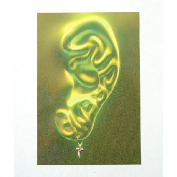 ■商品説明Supremeのイアーのステッカーです。デッキや自転車などあらゆるところに貼って頂けます。■サイズ縦約11.2cmｘ横約7.6cm