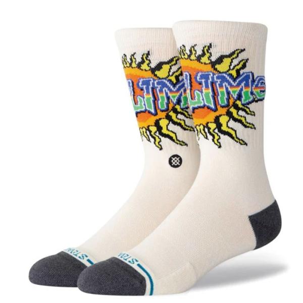 ■商品説明STANCE SMASHED CREW Socks スタンス スマッシュド クルーカリフォルニア、サンクレメンテのソックスブランドSTANCE。SUBLIME とのコラボレーションモデルです。伸縮性のあるリブがふくらはぎを包み込み...