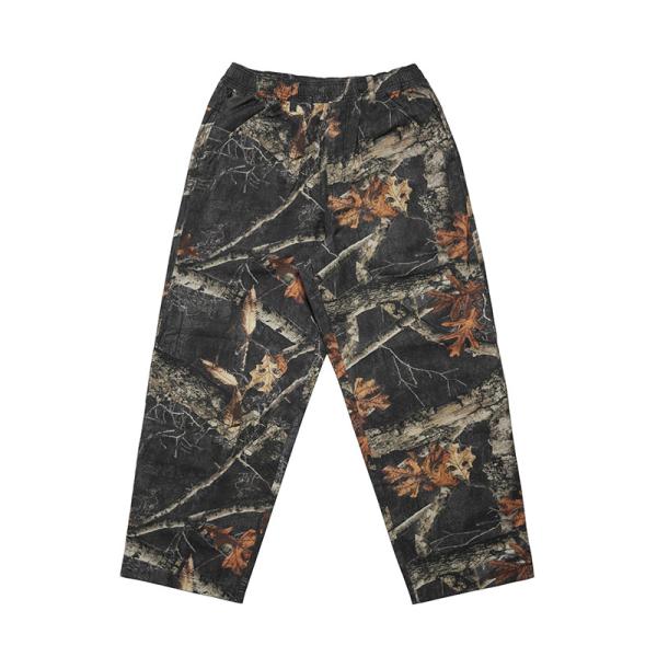 裾にかけて軽くテーパードを効かせウエストはノンストレスなゴム使用となるESPオリジナルのパンツになります。またウェストはベルト無しでも着用出来るように紐を入れ、右ポケット近くにZIPで開け閉めできる隠しポケットも付いています。同時リリースの...