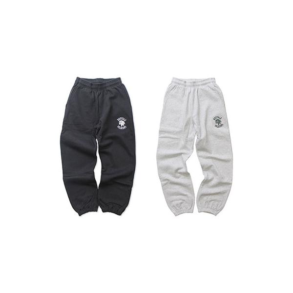 MURAL人気ロゴ"BUFFALO SOLDIERS"を刺繍したヘビーウェイトスウェットパンツ。MURAL"BS MAGNUM WEIGHT HOODIE(25MU-AW-18)"とセットアップとして着用可能!-MURAL(ミューラル)-ブ...