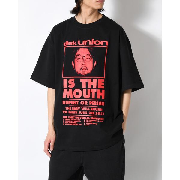[NIMDU-01] diskunion× NISHIMOTO IS THE MOUTHCOLLABORAION S/S TEEオープンエンド糸を使用した8オンスの厚手オリジナルボディのTシャツ。ボリュームのある質感とハード（粗め）な仕上が...