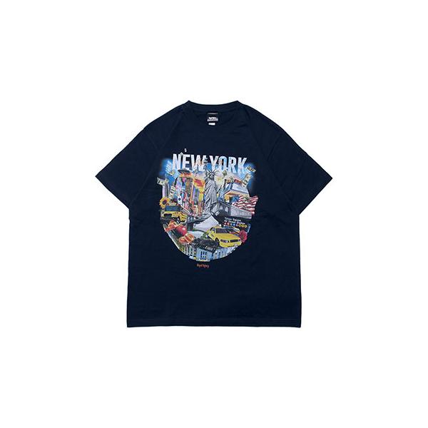 -REPRESENT COUNTRYシリーズ-NEW YORKのシンボルをユニークに散りばめ、NEW YORKへの愛が詰まったデザインをフロントに落とし込んだTシャツ。-ROYAL MAJESTY（ロイヤルマジェスティー)-REGGAE S...
