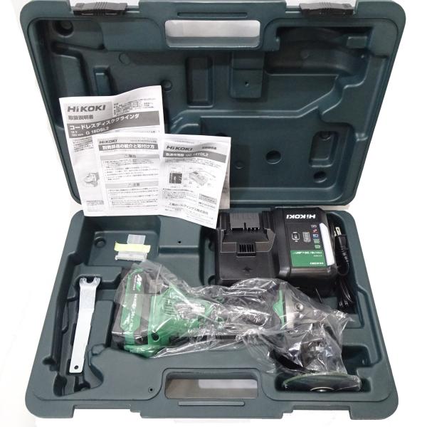 【新品】HiKOKI ハイコーキ　18V 100mm コードレスディスクグラインダ　G18DSL2（XPZ）　マルチボルト 新バッテリ■新品未使用品・保管による擦れなどがあります。■外箱をプチプチで包んで発送します。■領収書の発行もお受けい...