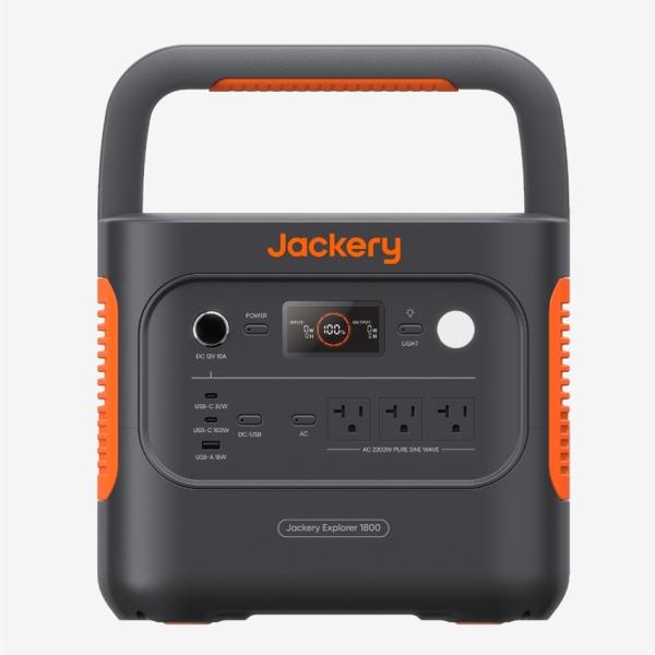 【新品・未開封】Jackery ジャクリ　ポータブル電源　1800　JE-1800A　1872Wh　2200W　防災　アウトドア■新品未開封の商品です。■外箱にはスレなどがあります。■外箱をプチプチで包み発送します。■二次流通品となりますの...