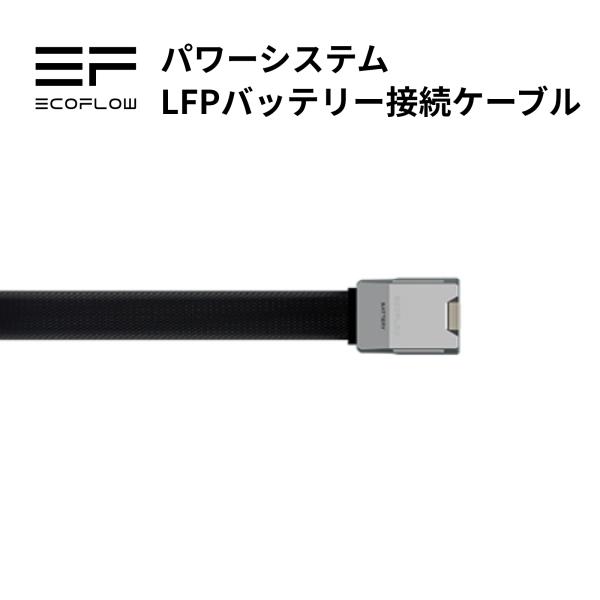 EcoFlow LFPバッテリーをご購入された場合は当接続ケーブル1本含まれています。パワーシステムのケーブルパックにも含まれています。重複注文しないようにご注意ください。