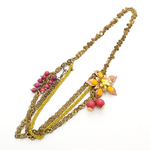 [ブランド]SOPHIE GIRMA / ソフィーアンダーソン[商品の種類]●ペンダントネックレス[ランク]B（一般的な中古品)一般的な中古品といわれる状態です。全体もしくは一部に汚れ・傷・使用感がございます。[Detail]トップの装飾が...