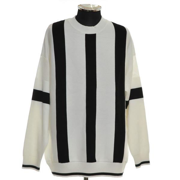 [ブランド]HERDEN[商品の種類]●ニットセーター[商品名]ビッグストライプ[型式番号/モデル]HRSER0319011[ランク]B（一般的な中古品)一般的な中古品といわれる状態です。全体もしくは一部に汚れ・傷・使用感がございます。[D...