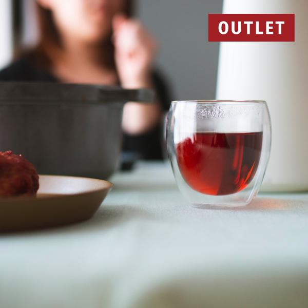 商品名：ダブルウォールグラス 250ml数量：２個セットブランド：glass：（グラスコロン）容量：250ml素材：耐熱ガラス（-20 〜150 ℃）サイズ：約直径8×高さ9cm重量：約120g（１個あたり）製造国：中国保証期間：３ヶ月注　...