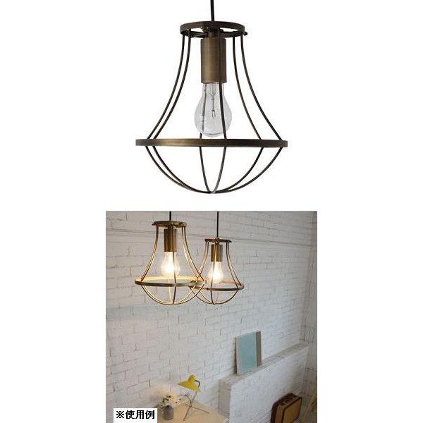 ■色：アンティークブラウン■素材：スチール、真鍮■サイズセード：直径23cm×高さ25cm天井からセード下まで(全高)：最短45cm〜最長105cm■重量：約0.8kg■コード：ブラックコード(長さ調節可)引掛シーリングコード吊り■E-26...