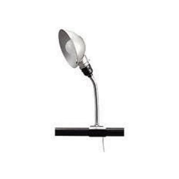 ■電球：LEDE26■カラー：シルバー■ボタンソケット付スイッチ付■ビニールコード1.7m付■セード径：145mm■ラセン：200mm■高さ：415mm■クリップはさみ巾：28mm■重量：0.5kg注）1.調光器との併用はできません。2.雨...