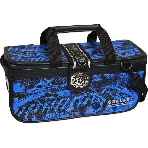 重量感のあるエンブレムプレート付き絵の具セット。小学校の図工の時間に使える中身の揃った画材セットです。ブルー×ブラックのカラーリング、マグネットと面ファスナーでフタの開け閉めがカンタン！通常の画材セットよりも小さくコンパクトで、持ち運びの負...