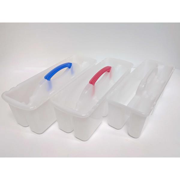筆を洗うためのバケツです。■【４槽式】『大きい部屋』が１つ、『小さい部屋』が３つに分かれています。「ブルー」「ピンク」のバケツは、持ち手が収縮可能です。「白」はシンプルなデザインで、コンパクトタイプ。※「ブルー」「ピンク」「白」より１つお選...