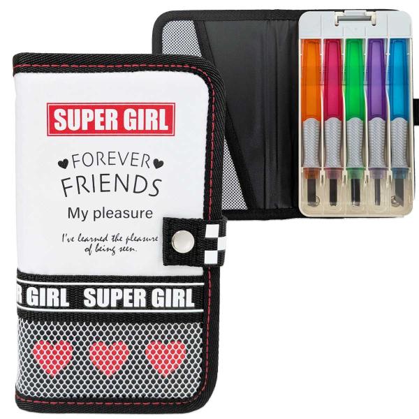 スタイリッシュなデザインの彫刻刀セット。落ち着いたツートンカラーとハートロゴもカワイイです。切れ味抜群の義春製全鋼刃を使用。はくぶんの彫刻刀は安心安全を追究した設計で、万が一の時に安心な安全カバー付き。(三角刀・中丸刀・小丸刀の3本)必要で...