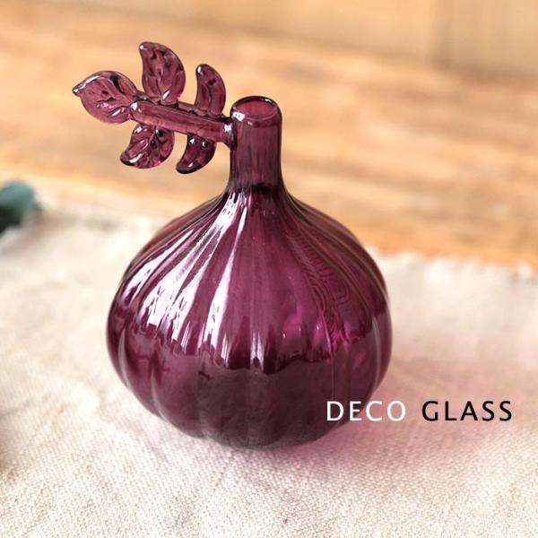 DECO Glass フラワーベース オニオン 花瓶 一輪挿し おしゃれ 可愛い ガラス インテリア／ 手のひらサイズ 小さめ 北欧 お花 エコロコ sel, z+,／ 25AW0725,