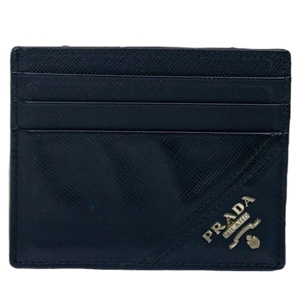 【ブランド】 PRADA プラダ【商品名】 カードケース【商品番号】 -【カラー】 ブラック【サイズ】 横：9.7cm　縦：8cm　奥行：-cm【素材】 レザー【付属品】 -【ランク】Bランク【コメント】 外側：薄スレ/ヨレ(写真参照)　内...
