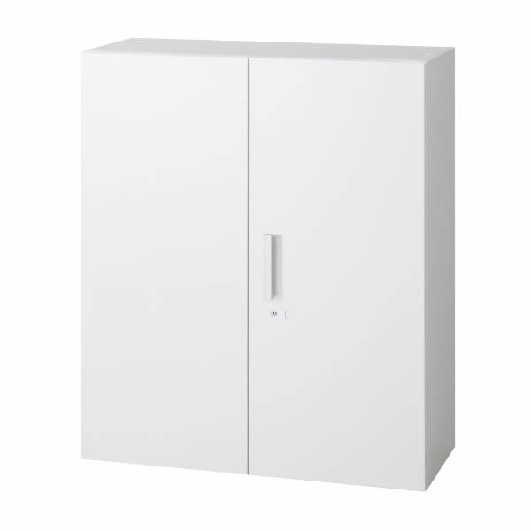 L6 両開き保管庫 幅800×奥行450×高さ720mm 上置き・下置き 可動式棚板1枚 (648-225)商品番号：L6-E70Aプラス・PLUS【代引不可】■サイズ幅800×奥行450×高さ720mm■仕様●鍵、ラッチ付●扉開口 180...