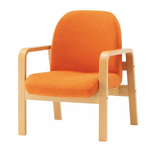 ロビー・ラウンジチェア　【LWシリーズ】　1人掛け（肘付きタイプ）　布　商品番号：LW-1AF-STOKIO【代引不可】■サイズ幅620×奥行き680×高さ750mm座面:幅500×座奥460×座高380mm■質量12.0kg■背・座部PP...