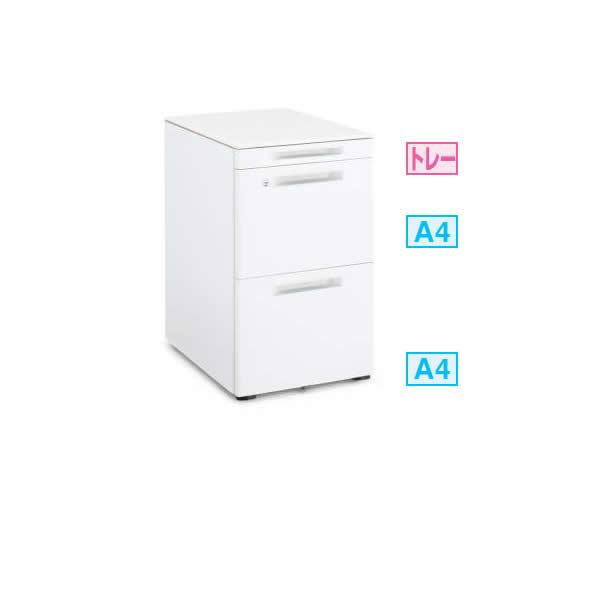 コクヨ　GTAワゴン（T3ショート）　ペントレー引き出し付きタイプ　奥行600デスク用　シリンダー錠商品番号：DGT-FT3Y45-※1コクヨ【代引不可】シリンダー錠タイプ■サイズ幅395×奥行502×高さ648mm■仕様天板・本体/スチー...